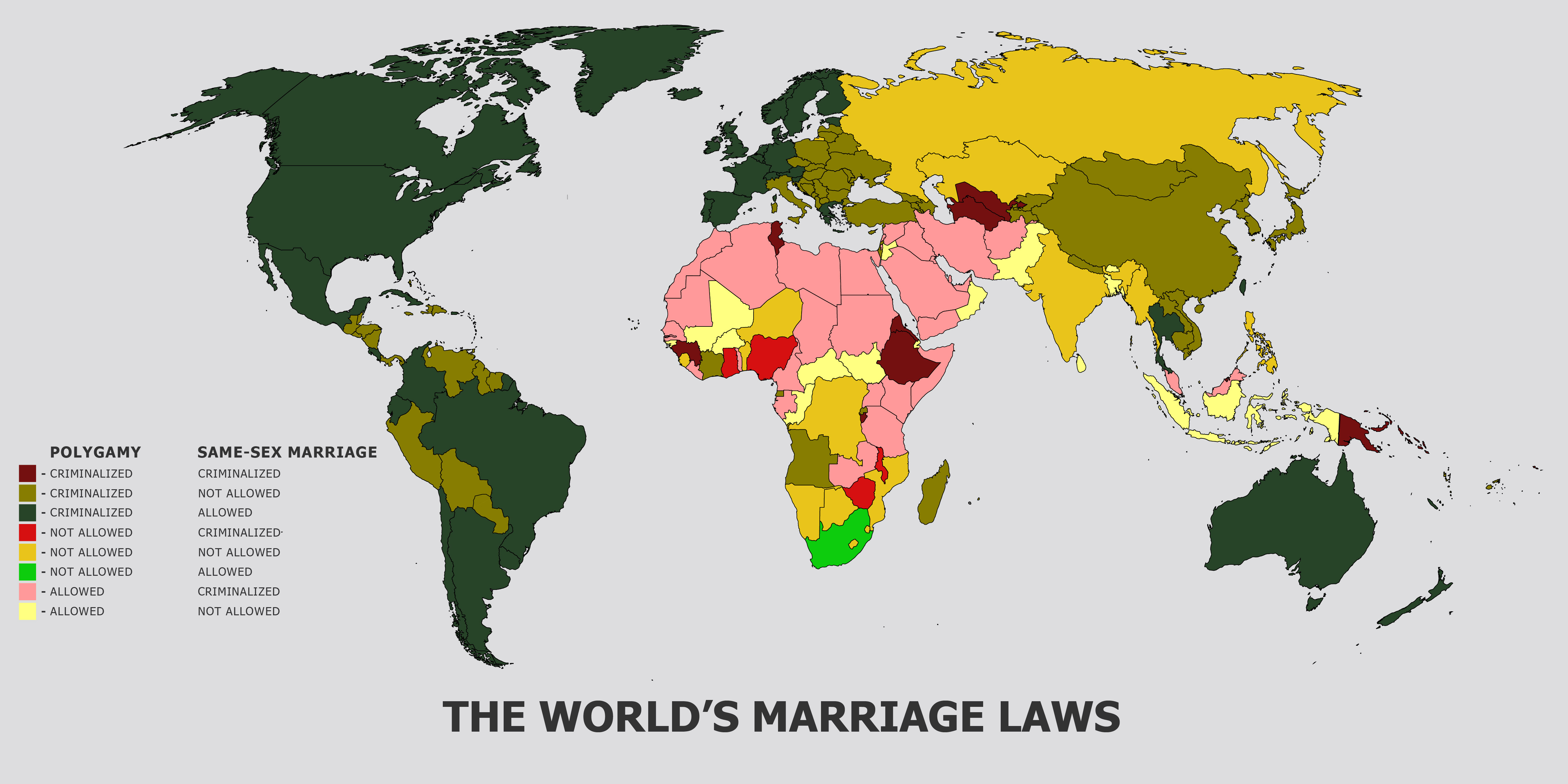 Polygamy In Africa Map